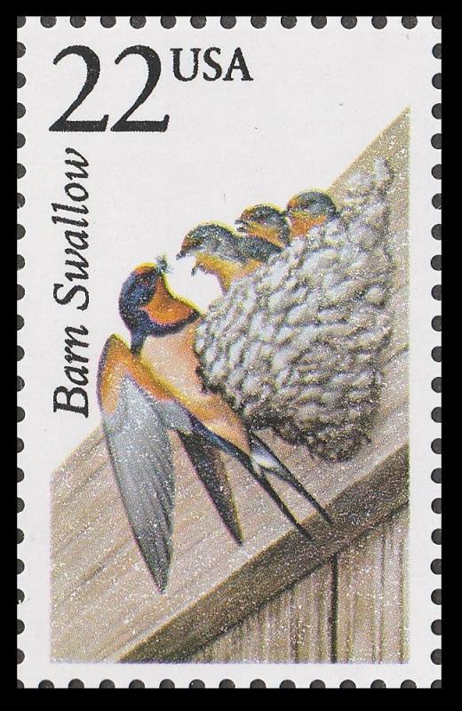 Collectibles Postage Stamps The Barn Swallow SIX Vintage North American ...