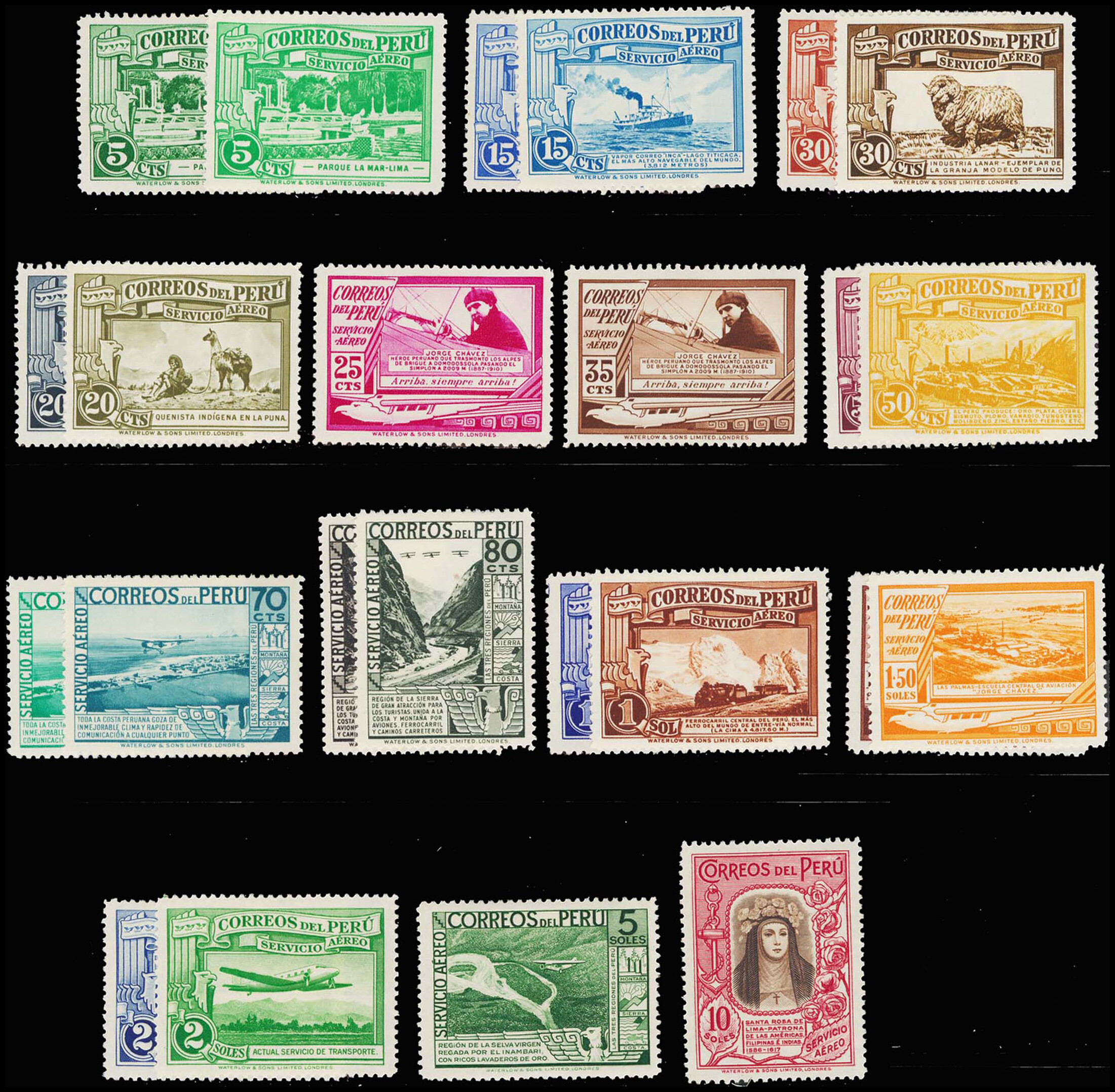 PERU C16-39 Mint (ID # 113551) | Central & South America - Peru, Air ...