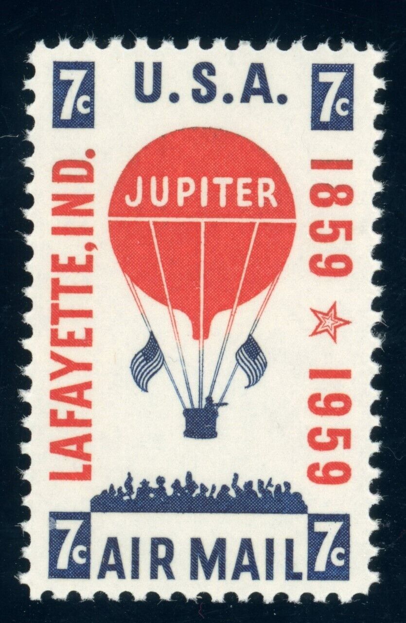 US Stamp #C54 Balloon Jupiter 7c - PSE Cert - XF-SUP 95 - MDOG - SMQ ...