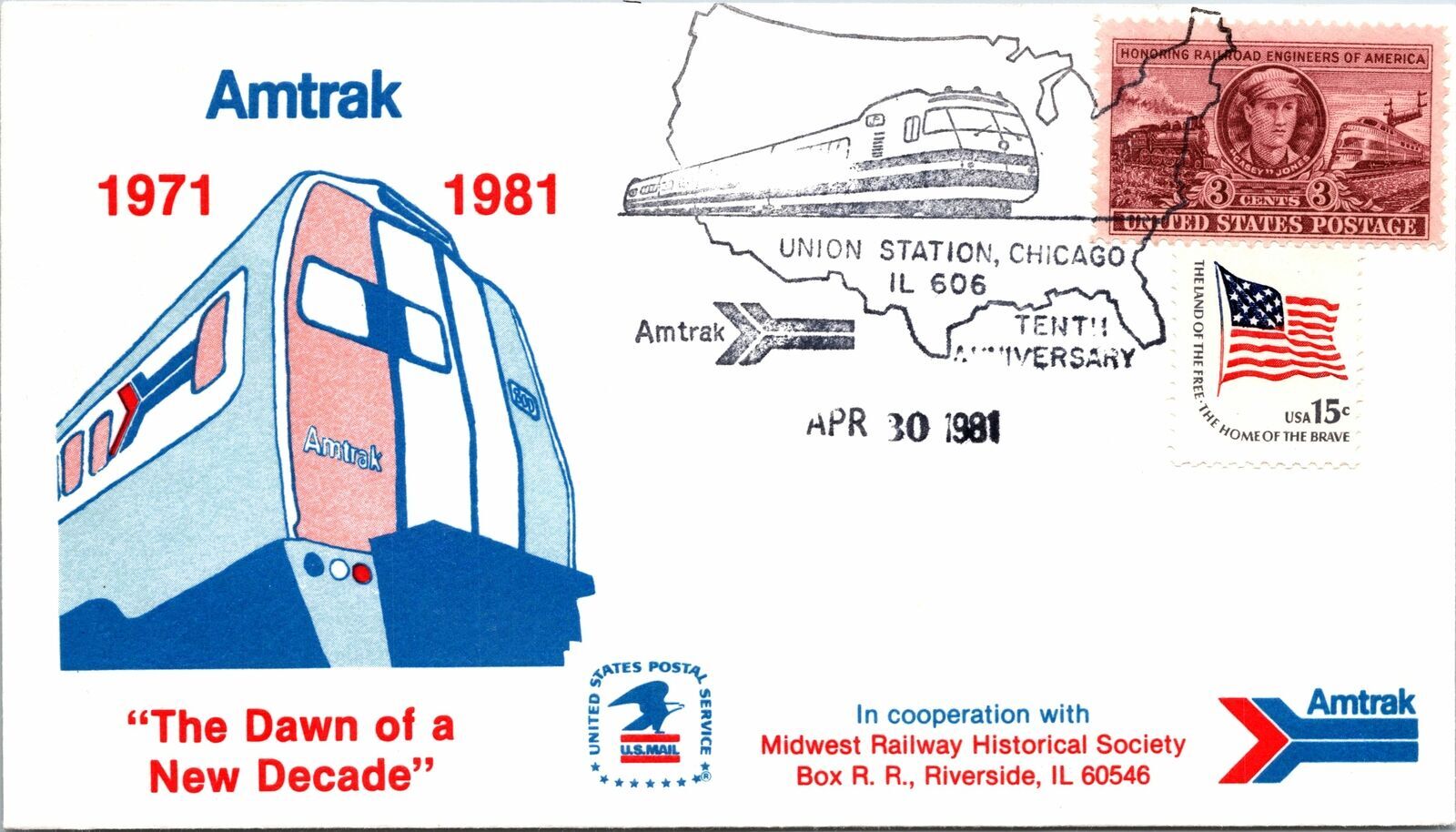 Amtrak 1971 - 1981 "The Dawn of a New Decade" Union Station Chicago ...