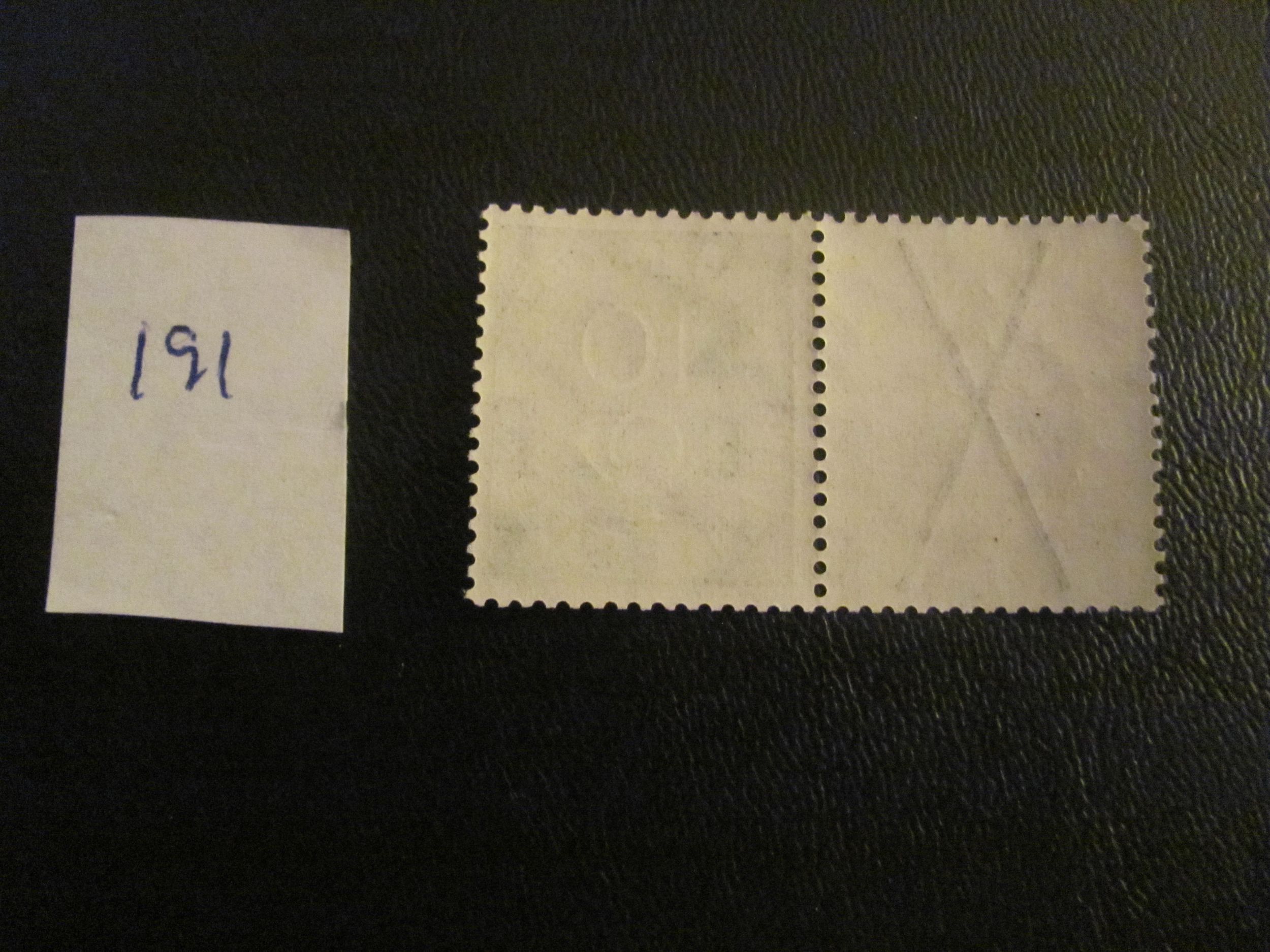 Germany Bund 1951 MNH MI. W1 Booklet Piece XF 80 Euros (191) | Europe ...