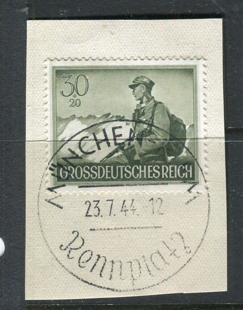 GERMANY; 1944 early Armed Forces issue Lovely FULL Munchen-Riem POSTMARK PIECE | Europe ...