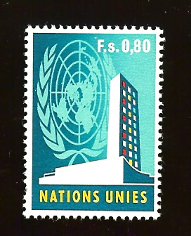 UN Geneva 9 Fs 0,80 USA headquarters Mint og | Worldwide - United ...