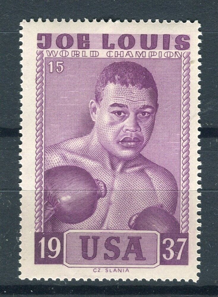 USA; 1960s MINT Boxing Champions Local Cinderella Poster Stamp, Louis ...