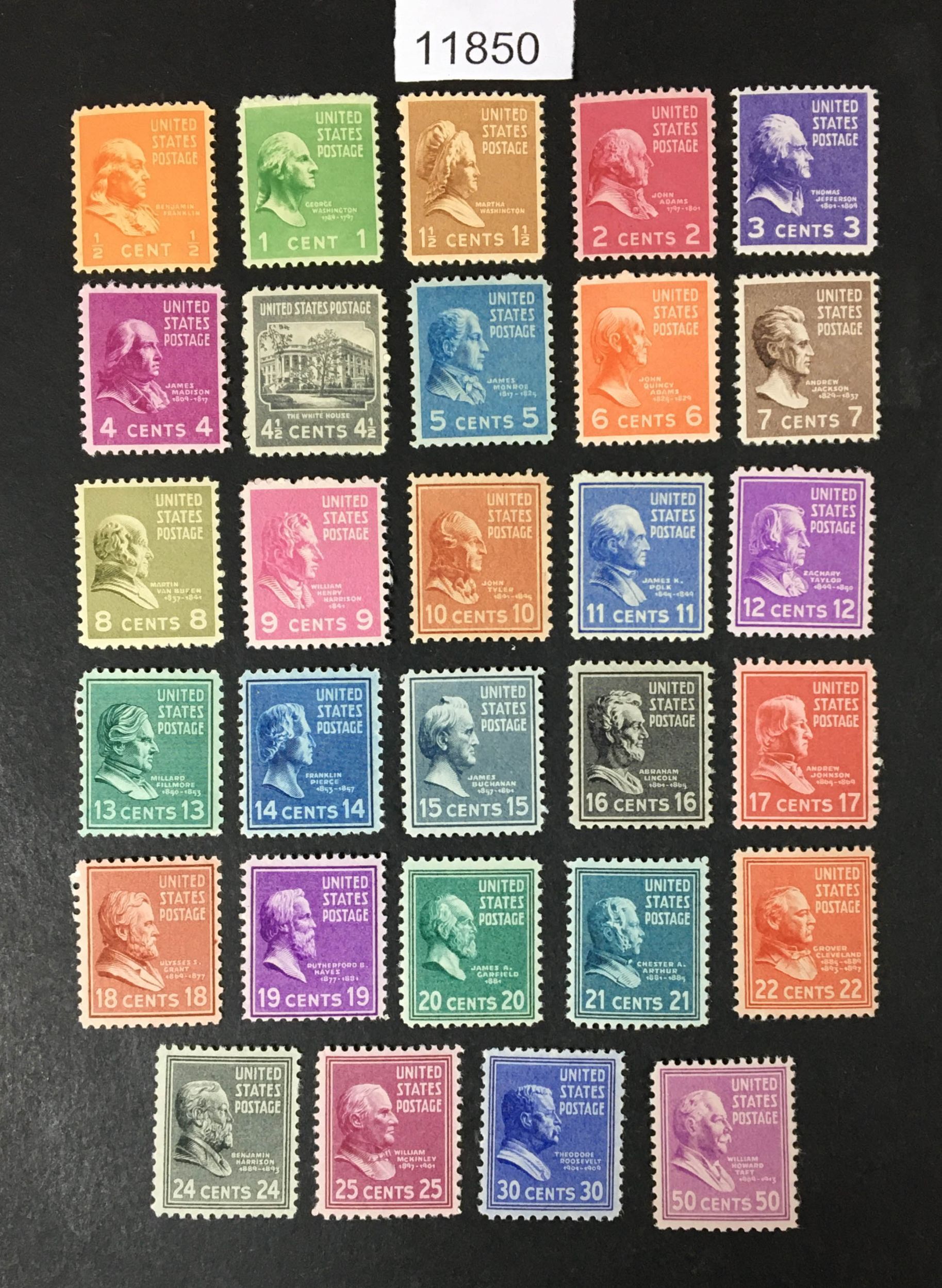 US Stamps # 803-831 Mint OG NH LOT #11850 | United States, General ...