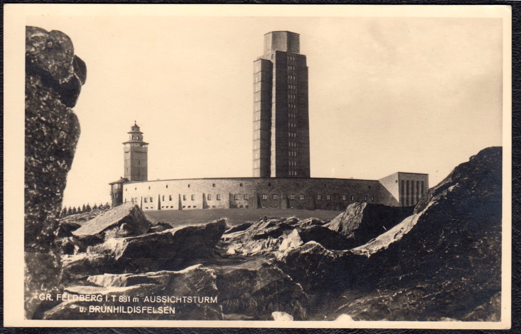 Germany 1939 Feldberg Observation Tower Unused Postcard | Europe ...