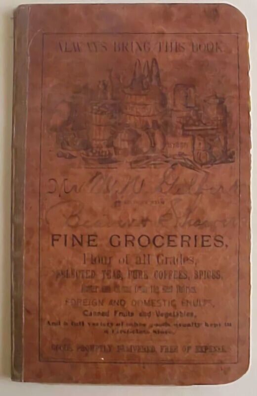 US Grocery List Booklet Pictorial 1890 | United States, Stamp / HipStamp