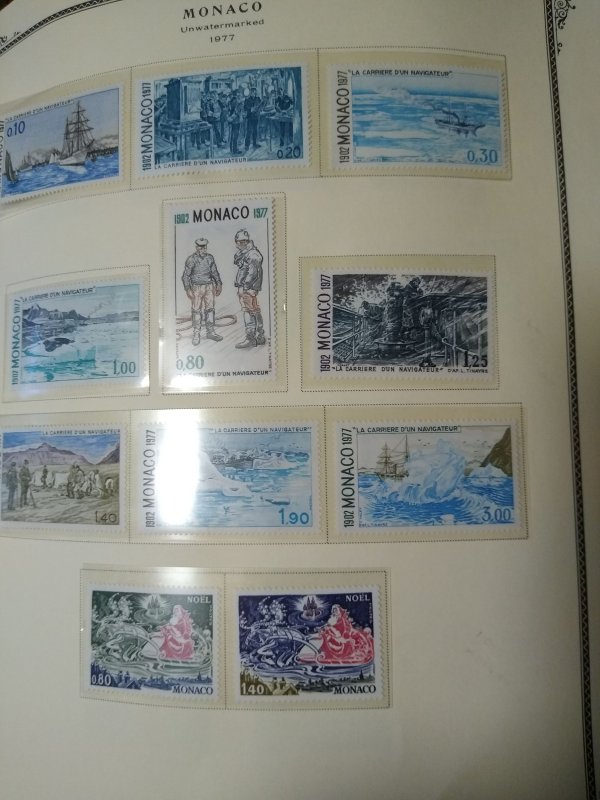 Monaco collection regular issues 1960-1993 in a Scott specialty album ...