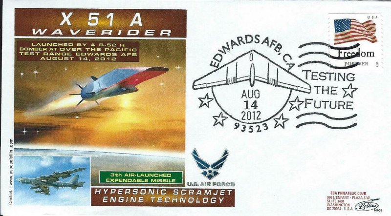 2012 X-51A 'Waverider' Hypersonic Scramjet Plane Launch Edwards AFB 14 ...
