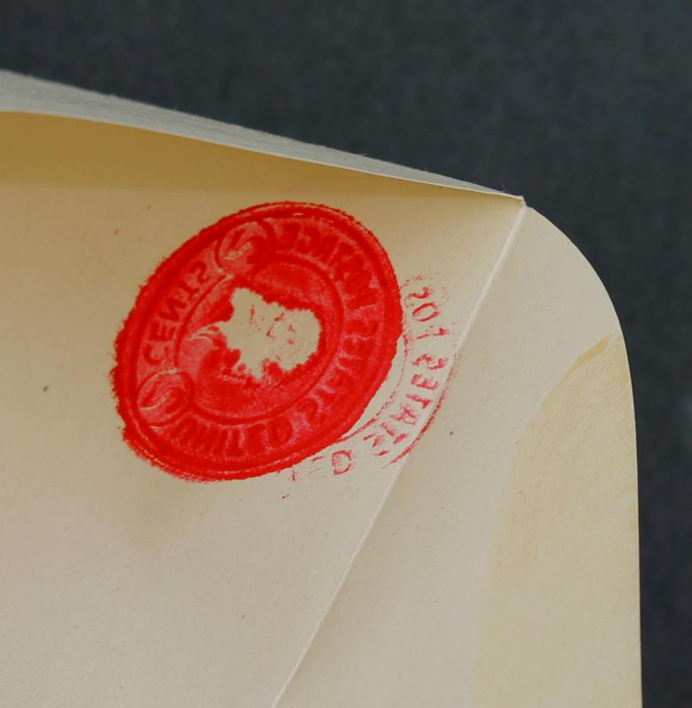 US #U429m ERROR / EFO Stamped Envelope Unused Partial Double Impression ...