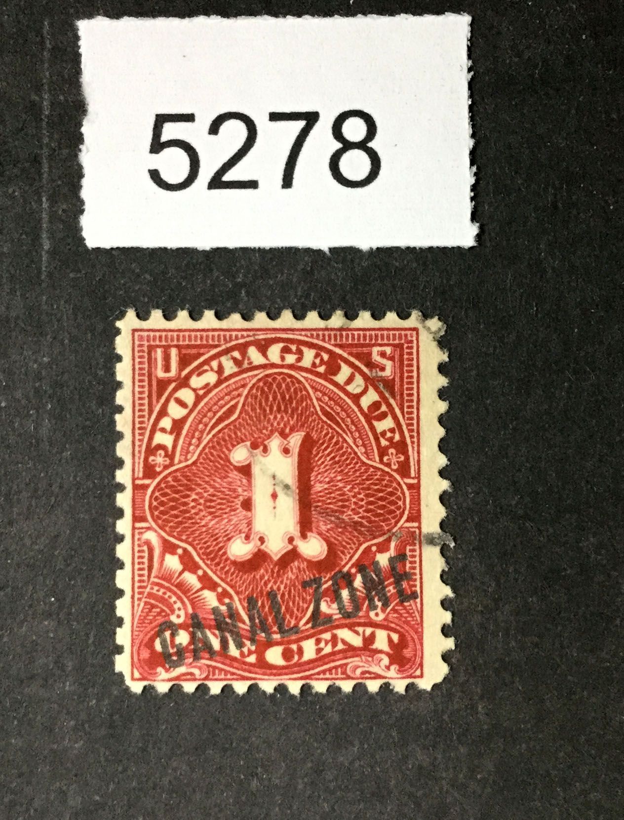 US Stamps Canal Zone #J1 Used LOT #5278 | United States, Postage Due ... US Stamps Canal Zone #J1 Used LOT #5278 | United States, Postage Due ...