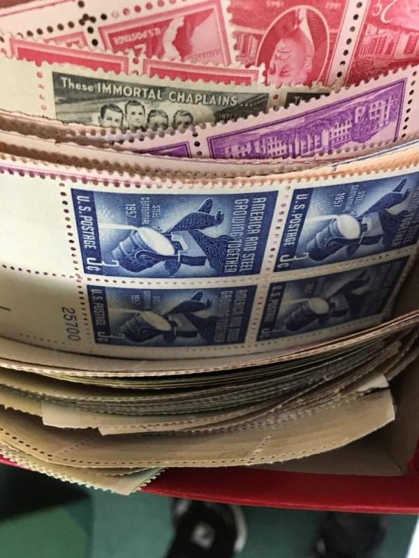 1,000 3¢ Plate Blocks MINT STAMPS Nice ASSORTMENT With DUPLICATION ...