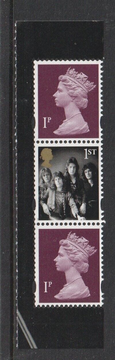 GB 2020 - "Queen" 1st class Litho/Elliptical Perf ex Prestige Booklet ...