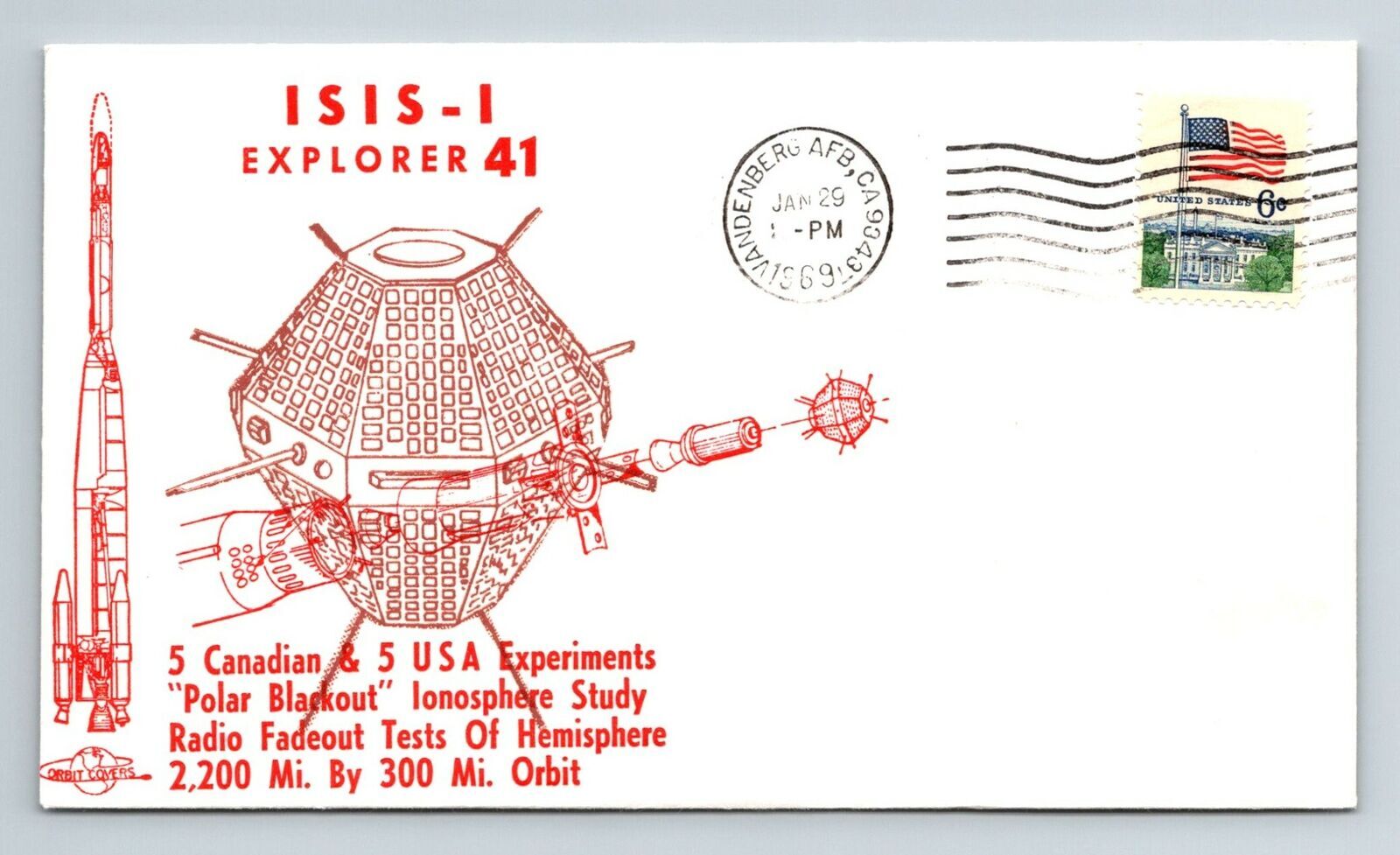 1969 ISIS-1 Canada & USA Experiments "Polar Blackout" - F2691 | United ...