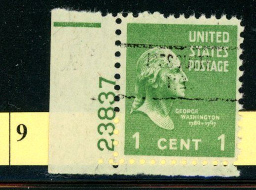 PKStamps - USA - 804 - Used - Precancel - Plate Number Single (#2-009 ...