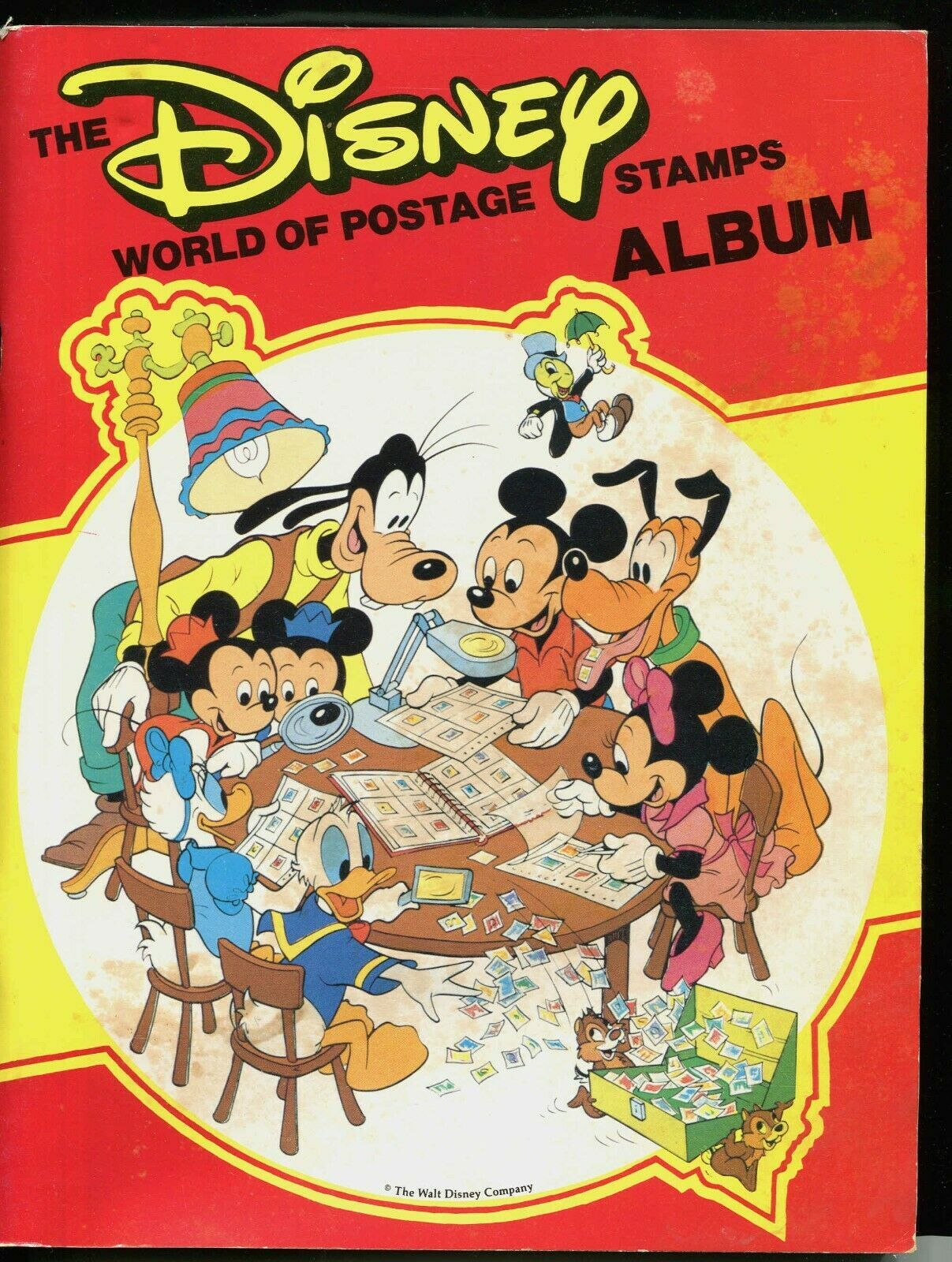 The Disney World of Postage Stamps Album 363 Different Genuine Stamps ...