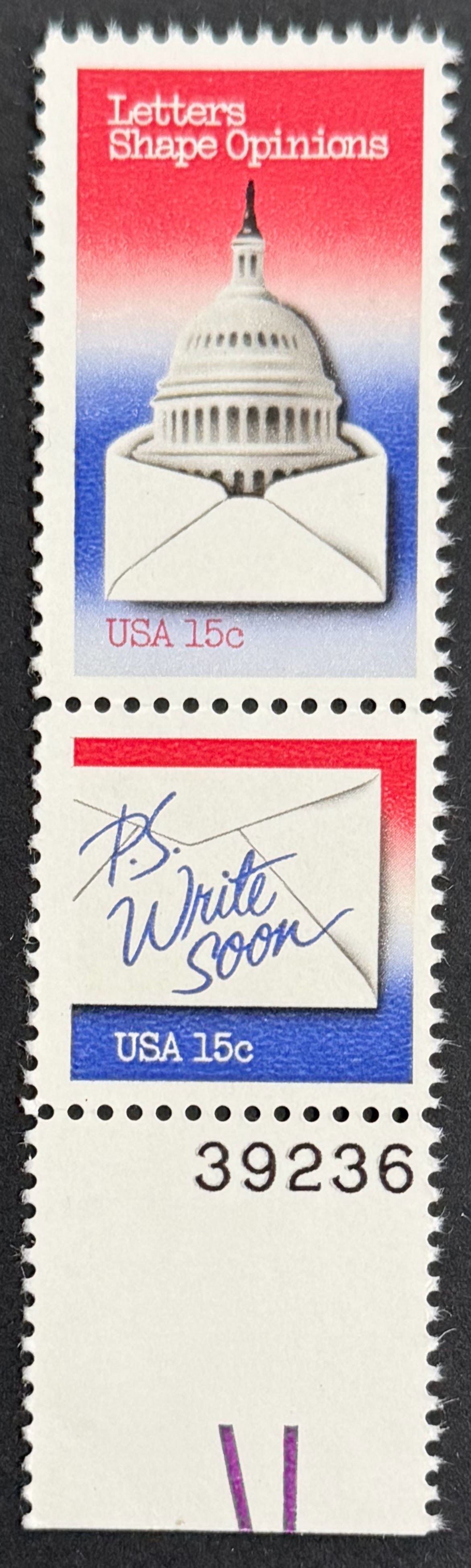 USA, 1980, SC# 1809 and SC# 1810, Letters, Unused, MNH, VF | United ...