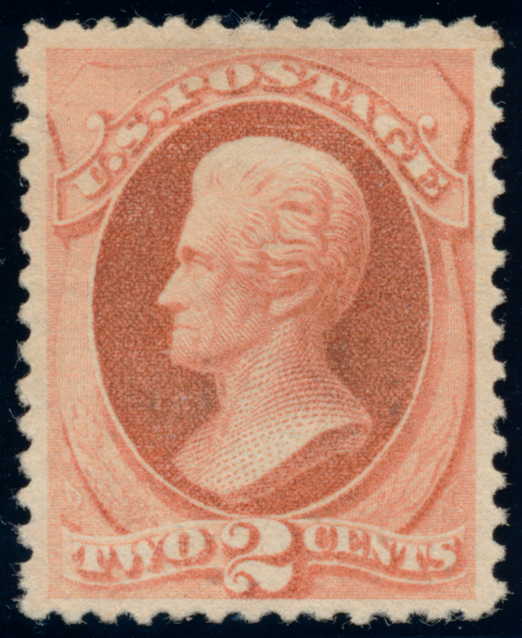 US 183 2c 1879 Andrew Jackson soft paper vermilion VF-XF unused OG ...