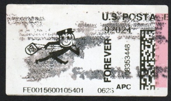 CVP86 - (45c) - Computer Vended Postage "Mr. Zip" - Used Single Off ...