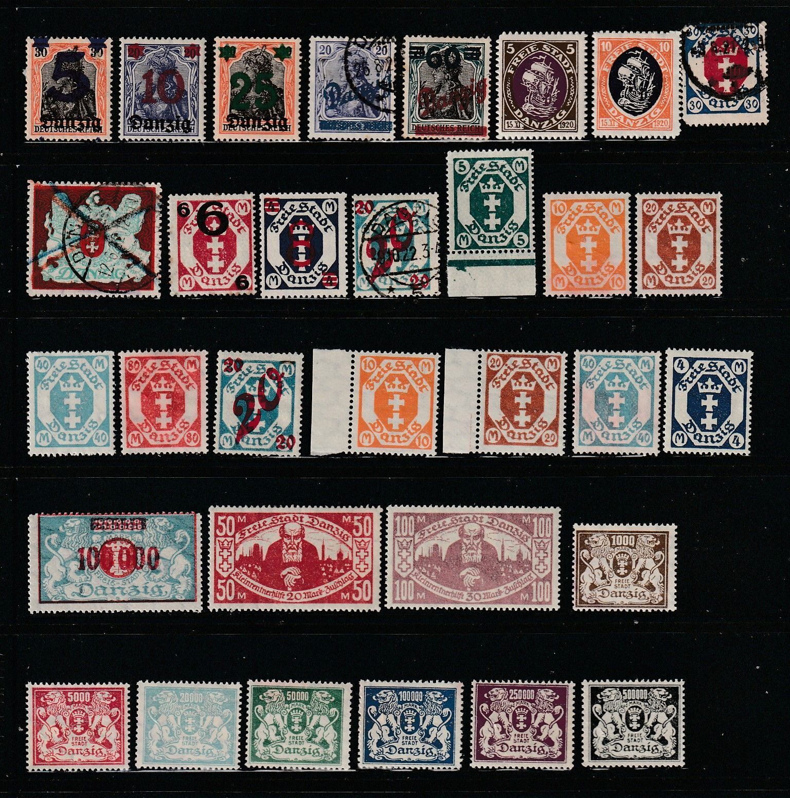 Danzig Lot A - No Damaged Stamps. All The Stamps All In The Scan ...