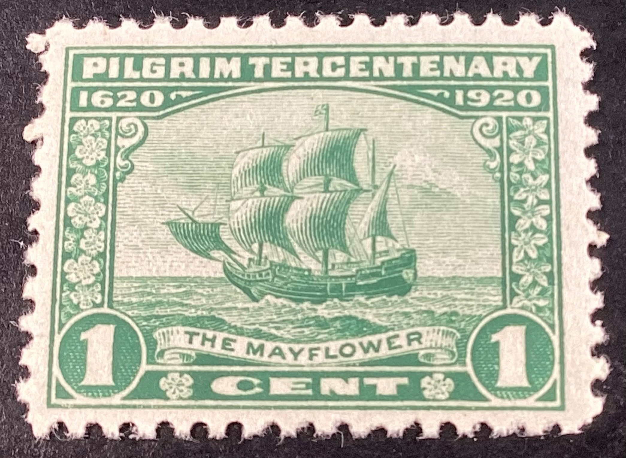 United States #548 Mint Never Hinged 1920 1c The Mayflower | United ...