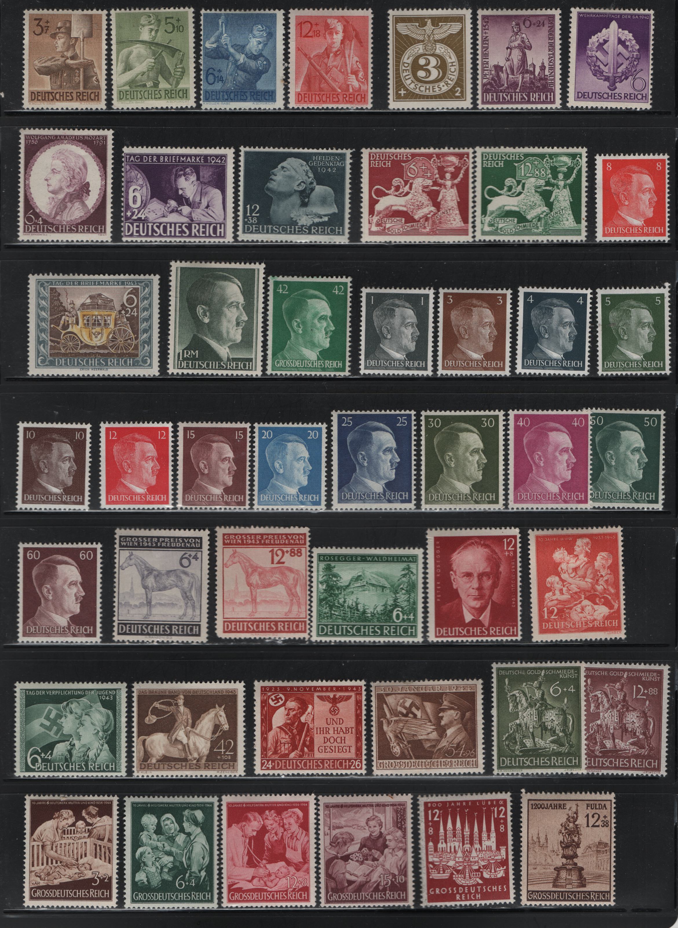 Germany Collection of Stamps Issued During Hitlers Reign SET #1 ...