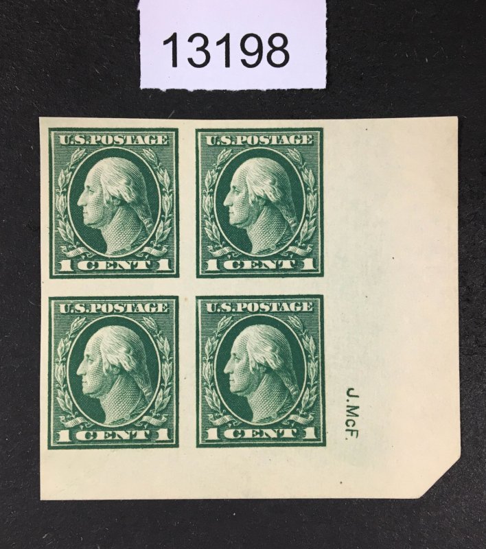 US Stamps # 481 Corner Block Mint OG NH VF+ LOT #13198 | United States ...