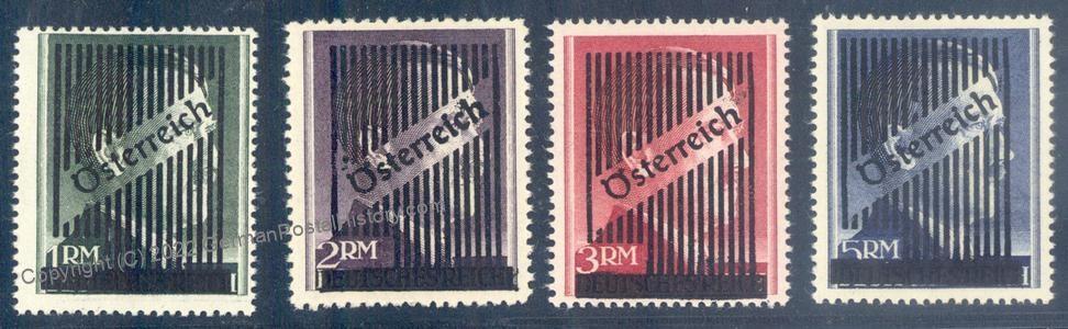 Austria Germany 1945 Hitler Head Unissued Va-Vd 1945 OP Set MNH Photo ...