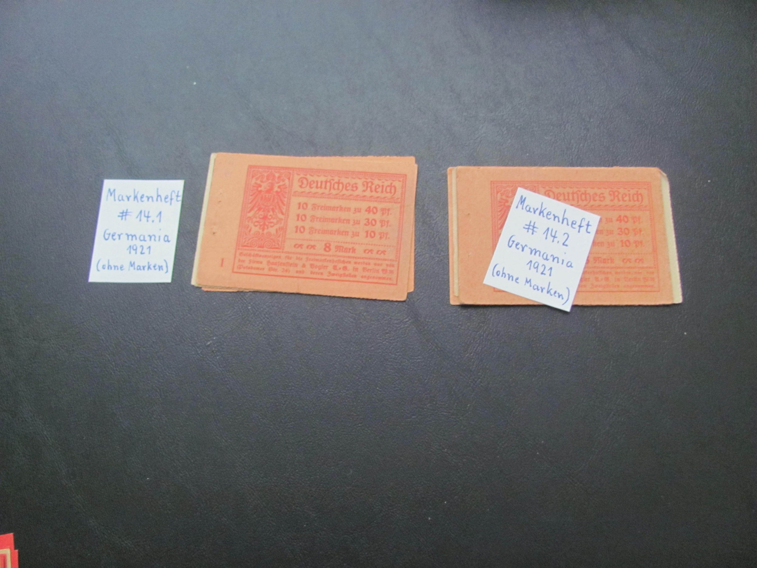 Germany 1916-1920 Exploded Booklets (133) SEE MY Store | Europe ...