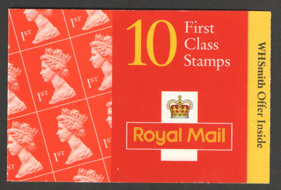 HD34 1996 WHSmith 10 x 1st Class NVI Booklet - complete - No Cylinder ...