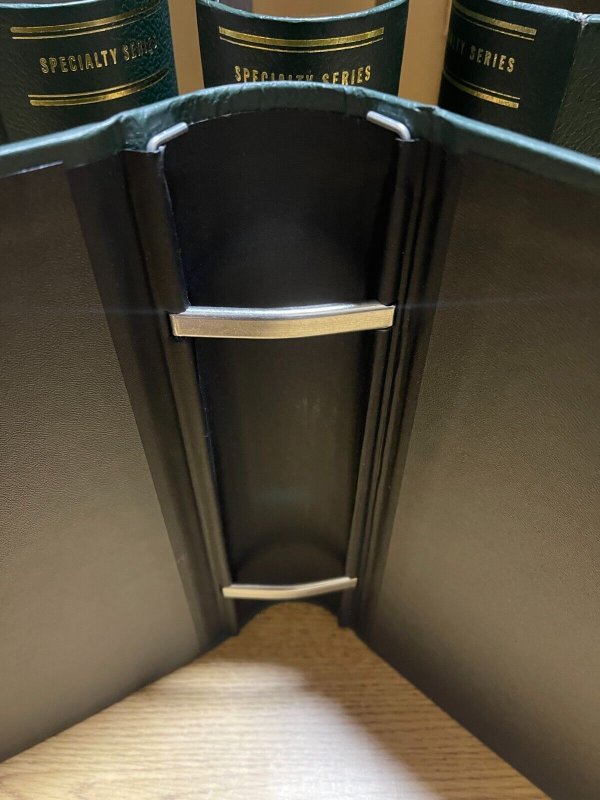 New Scott 2-Post Specialty Stamp Album Binder Large 250 Page 12"x10"x3 ...