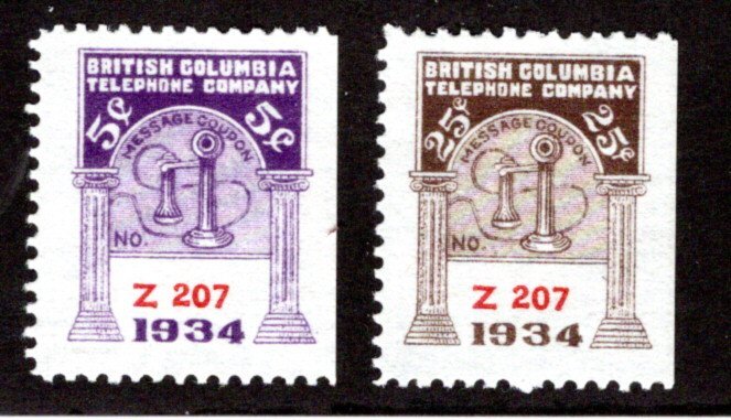 BCT112, BCT113, MLH, NGAI, 1934, 5c & 25c, matching serial #, Canada ...