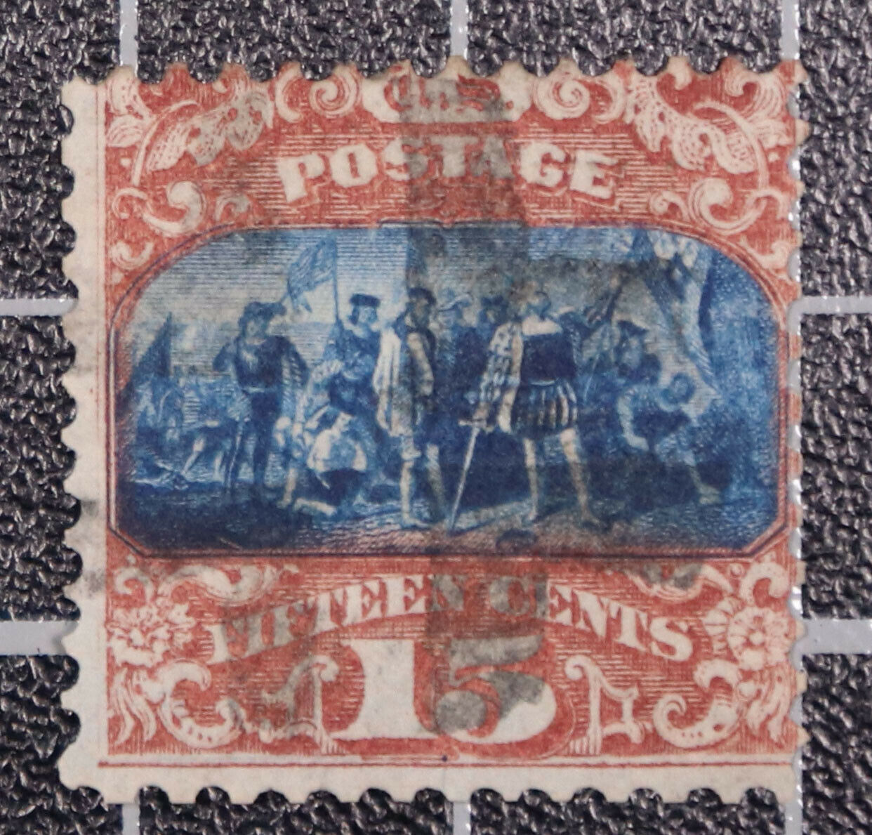 Scott 119 15 Cents Landing Of Columbus Used Nice Stamp SCV $190.00 ...