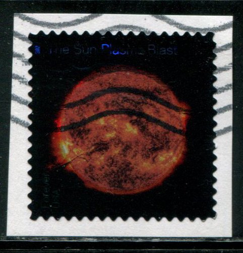 5602 US (55c) Sun Science - Plasma Blast SA, used on paper | United ...