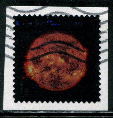 5602 US (55c) Sun Science - Plasma Blast SA, used on paper | United ...