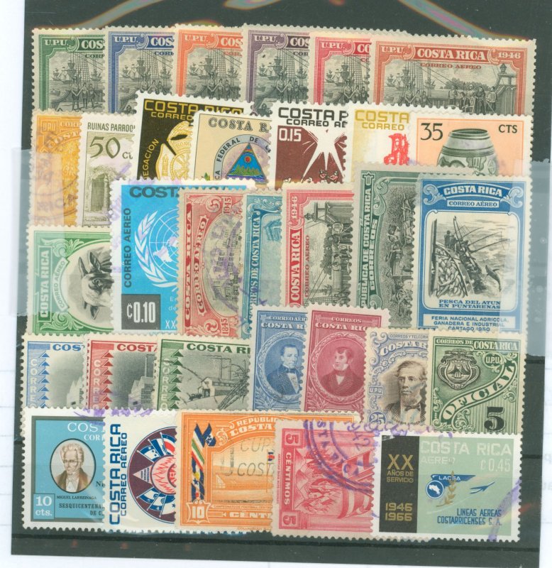 Costa Rica #C148-53 | Central & South America - Costa Rica, Air Mail ...