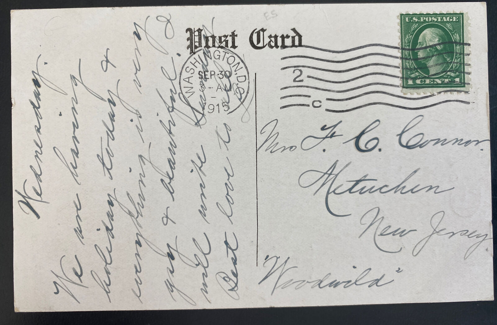 1915 Washington DC USA Picture Postcard Cover Civil War GAR 50th ...