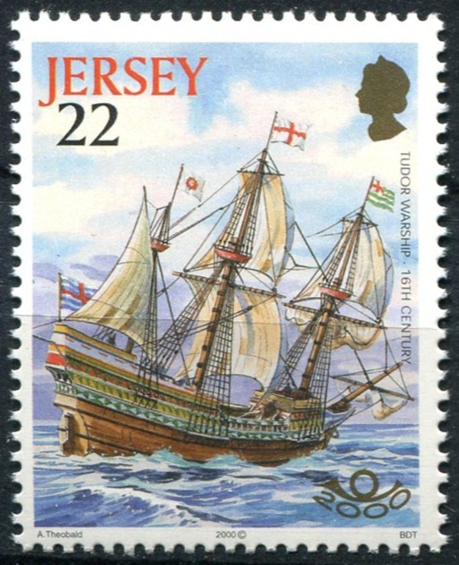 Jersey Sc#945 MNH, 22p multi, International Stamp Exhibition "The Stamp ...