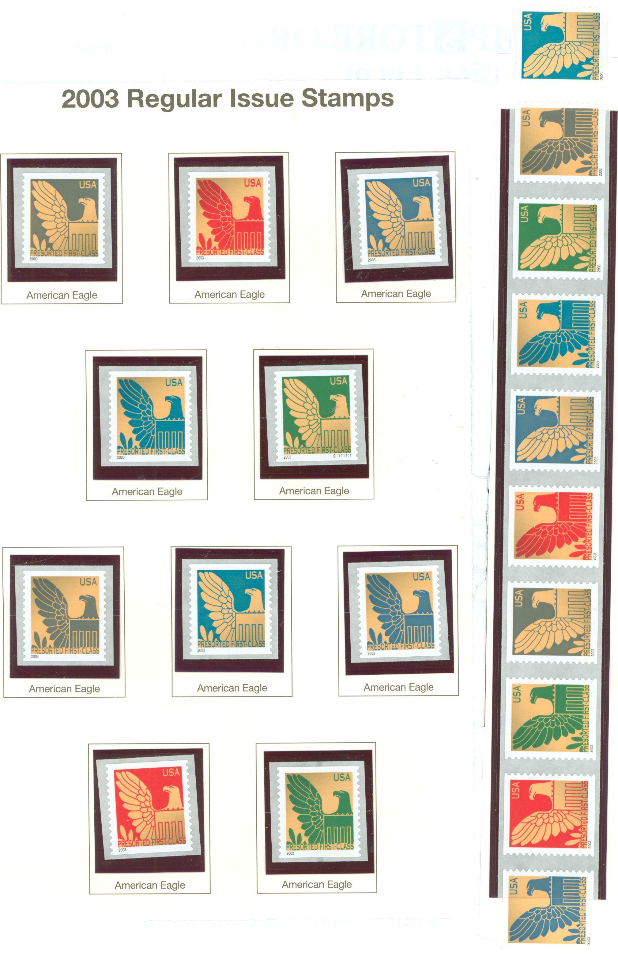 United States #3792-3801/3801b Single (Complete Set) | United States ...