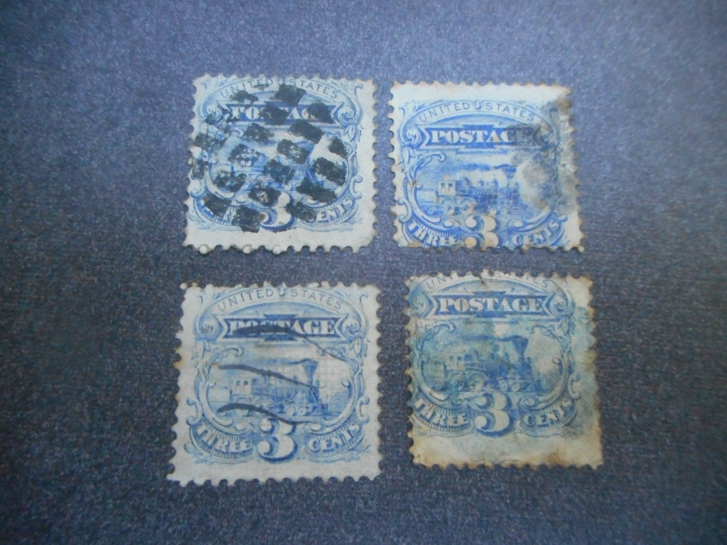 # 114 Used (4) Copies | United States, General Issue Stamp / HipStamp