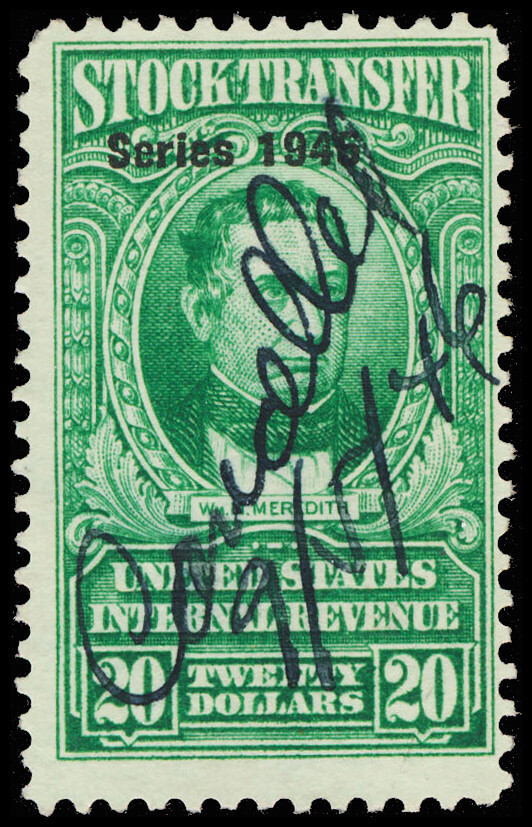 U.S. REV. Dated Greens Rd202 Used (ID # 115849) | United States ...