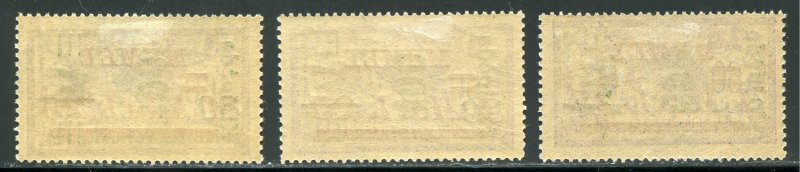 Memel-1923 Lithuanian Occupation Scott N28-N30 Unused LHOG - SCV $10.00 ...