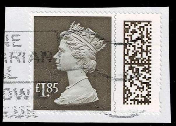 Great Britain,Sc.#MH515 used Queen Elizabeth II - Security Machin With ...