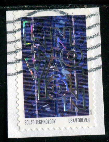 5518 US (55c) Innovation - Solar Technology SA, used on paper | United ...