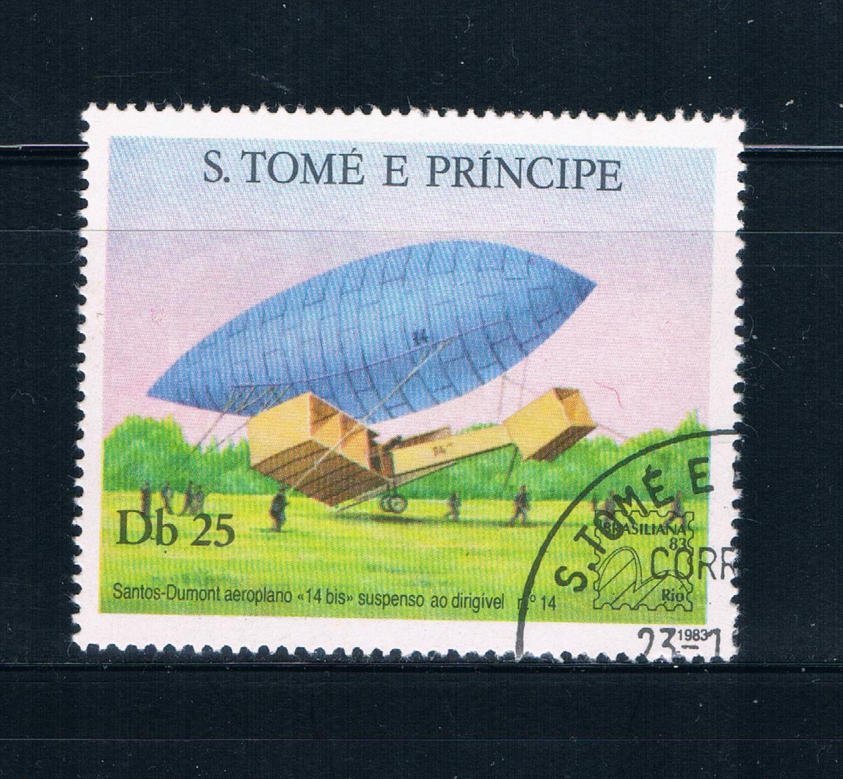 Saint Thomas and Prince Is 699b Used Dirigible (GI0434)+ | Caribbean ...