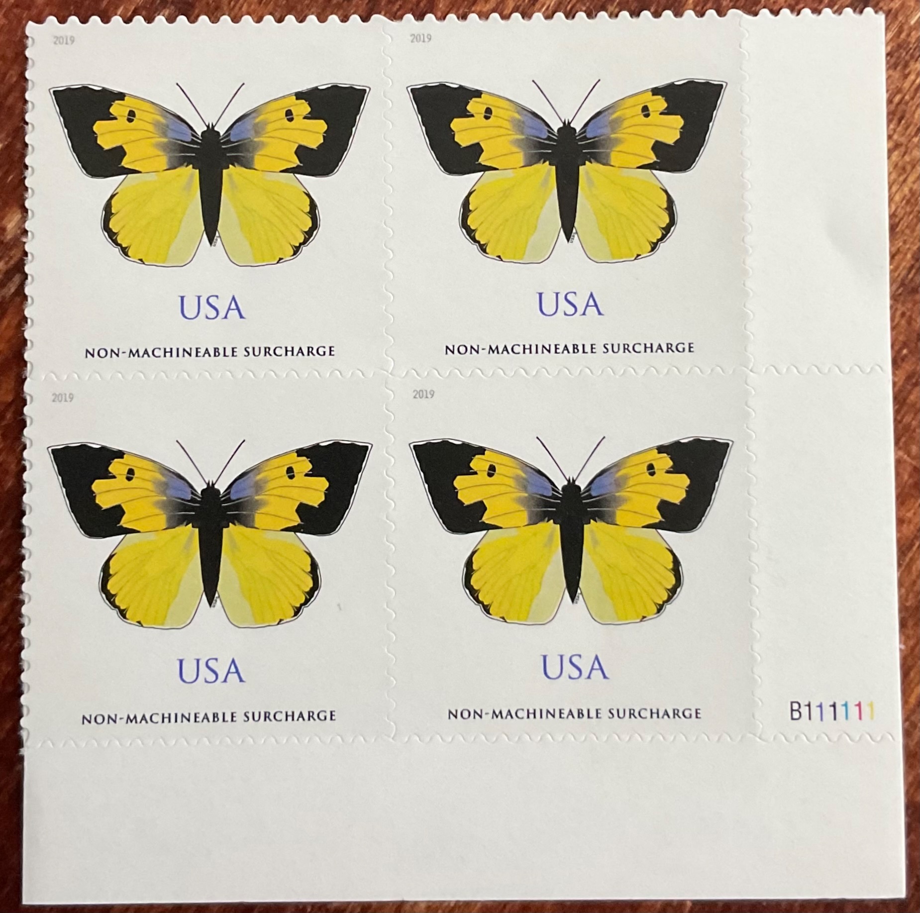 US #4999 MNH LR Plate Block of 4 Eastern Tiger Swallowtail Butterfly ...