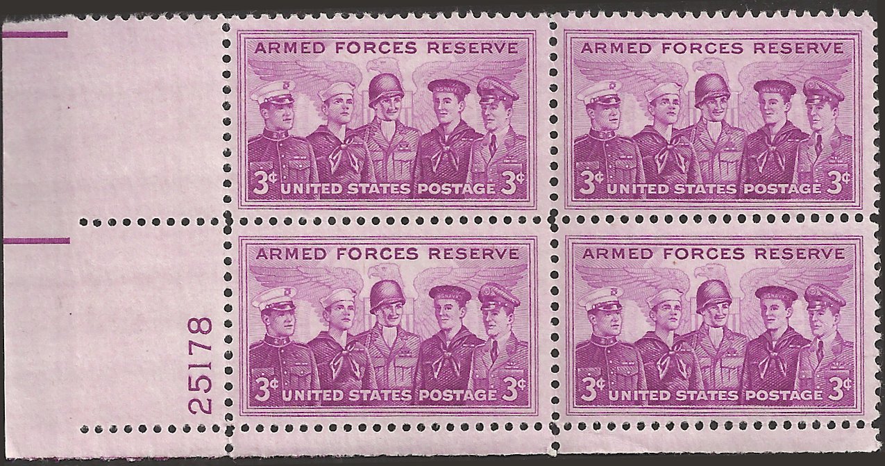 # 1067 Mint Never Hinged Armed Forces Reserve | United States, General ...