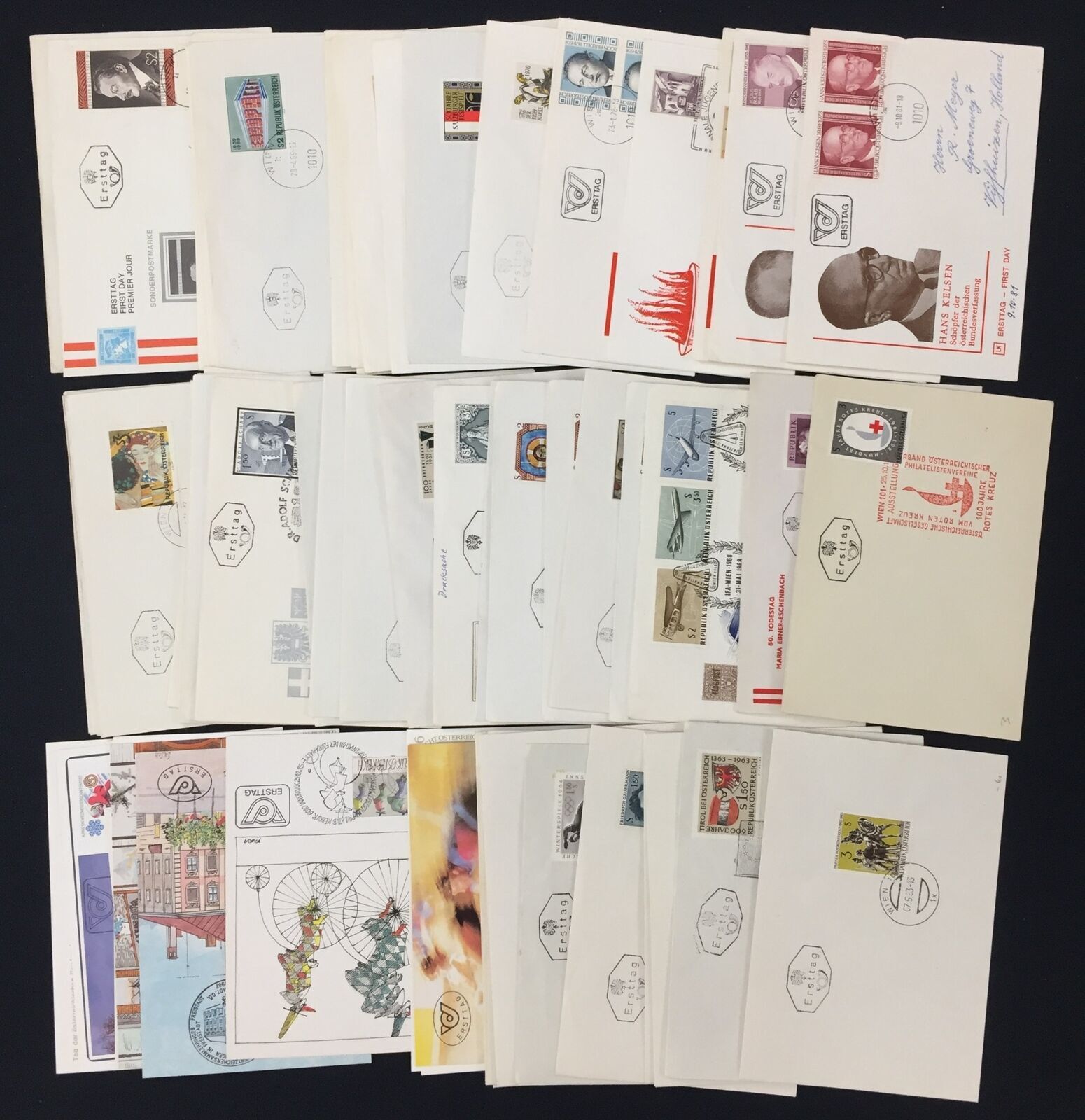 Austria Covers Cards (Apx 60 Items) MK4472 | Europe - Austria, Stamp ...