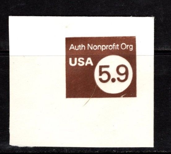 #U591 Non-Profit Cut Square FC - Mint | United States, Postal ...