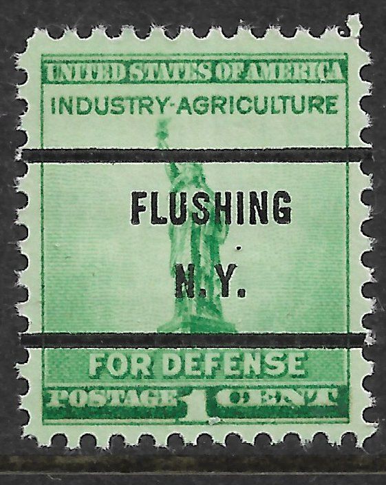 MNH US Bureau Precancels: NY; Flushing #899–71 1¢ 1940 Defense Issue ...